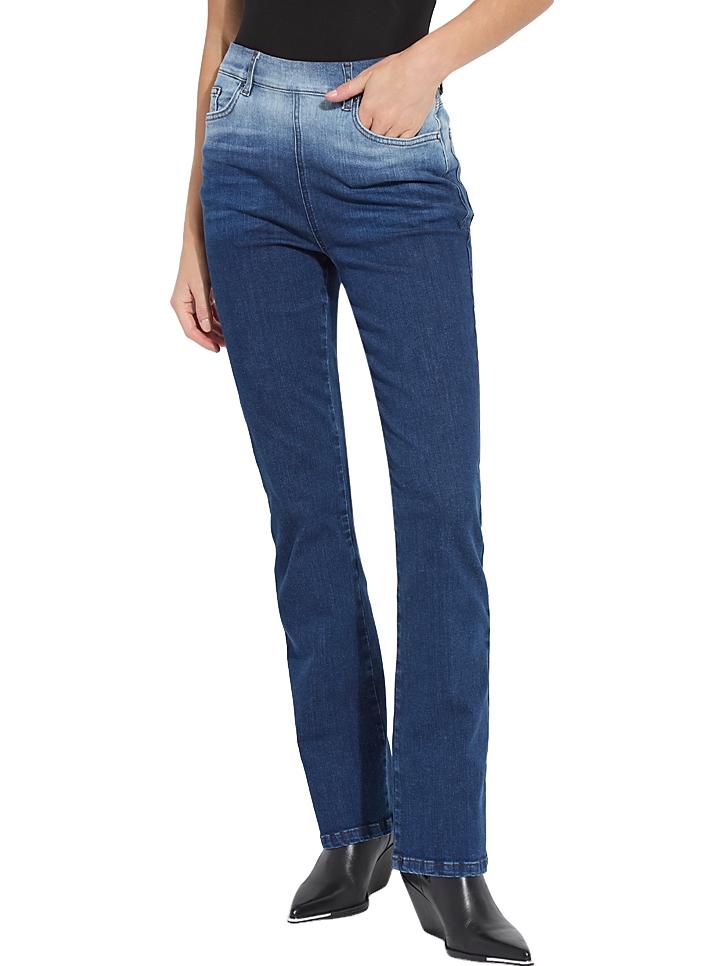 LYSSÉ Lianna High-Rise Flare Leg Denim Jeans